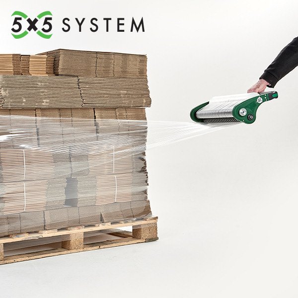 5X5 Nano Pallet Wrap & Dispenser | Kite Packaging
