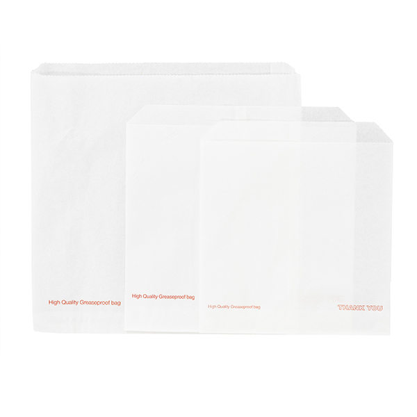 Greaseproof paper bags and sheets