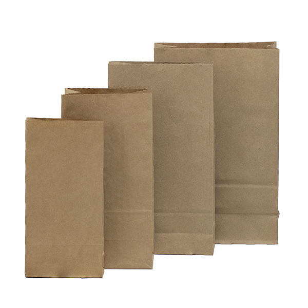 Brown Block Bottom Bags | Kraft Paper Bags | Kite Packaging