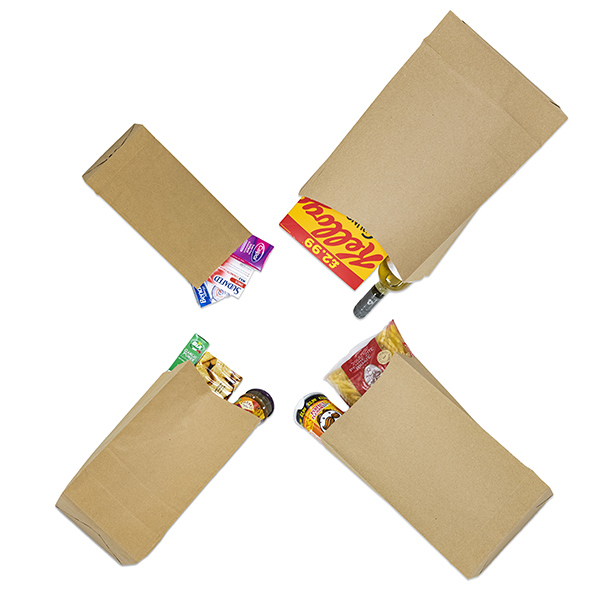 Brown Block Bottom Bags | Kraft Paper Bags | Kite Packaging