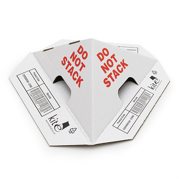 Do Not Stack Cones | Pallet Warning Cones | Kite Packaging