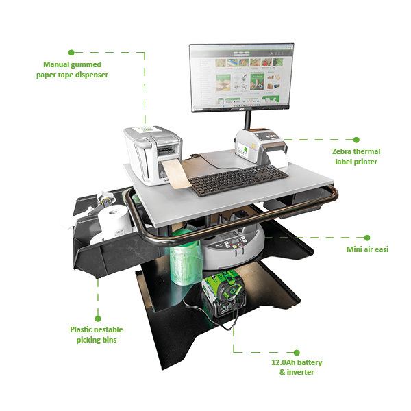 Mobile Rechargeable Workstation | Kite Packaging