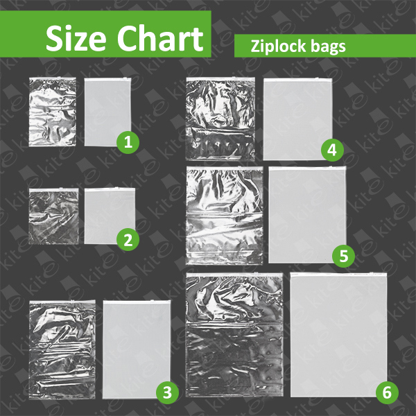 Zip Lock Bags | Resealable Polythene Bags - Kite Packaging