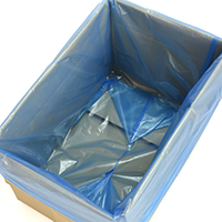 Blue Tint Gusseted Bags | Box Liners | Kite Packaging