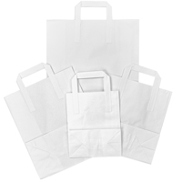 Tape & Twist Handle Paper Carrier Bags | Kraft Paper Bags | Kite Packaging