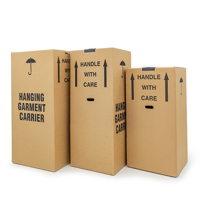 Cardboard Wardrobe Boxes | Hanging Rails - Kite Packaging